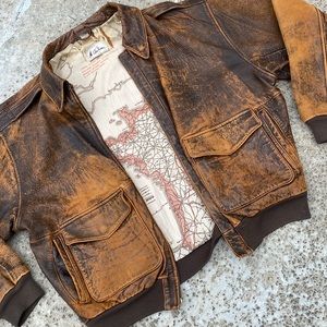 M. Julian | Jackets & Coats | Vintage M Julian Og Bomber Jacket W Silk ...